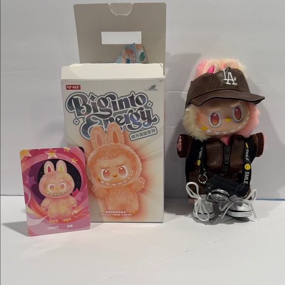 POP MART | Toys | Labubu Pop Mart Loyalty With Dodge Brown Leather Suit ...